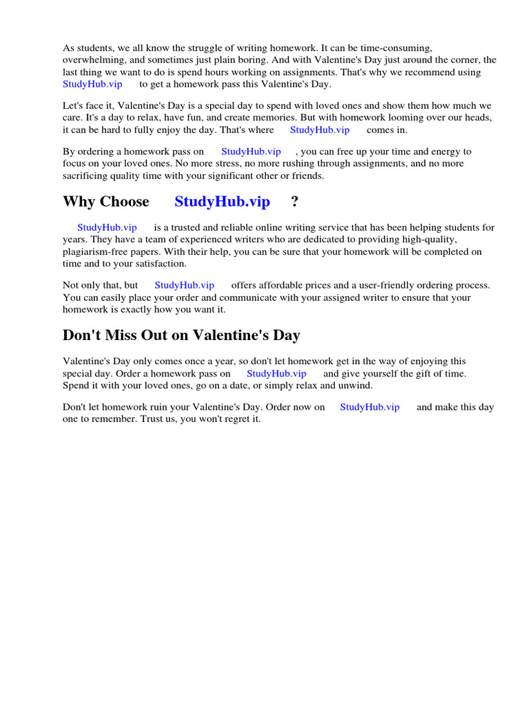 Homework Pass Valentines Day | PDF | Safari (Web Browser) | Classroom