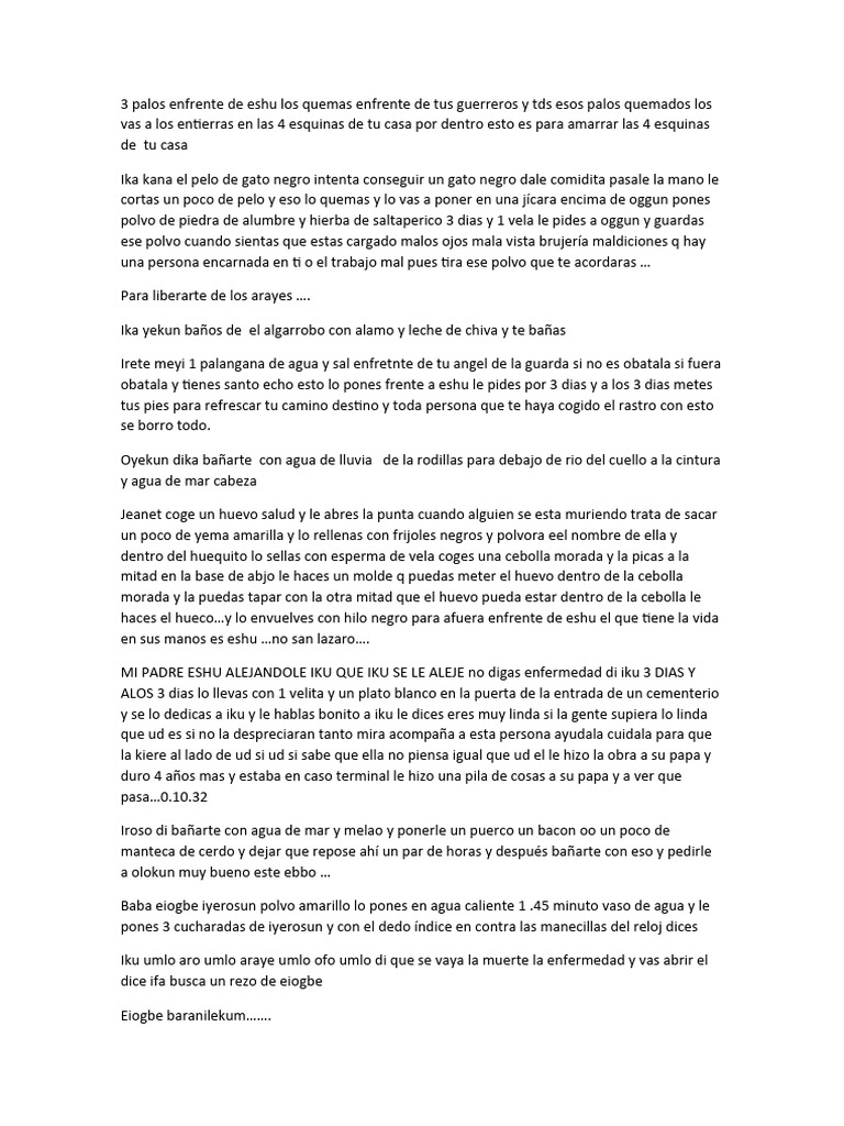 64.2 Ebose Segun Tu Signo | PDF