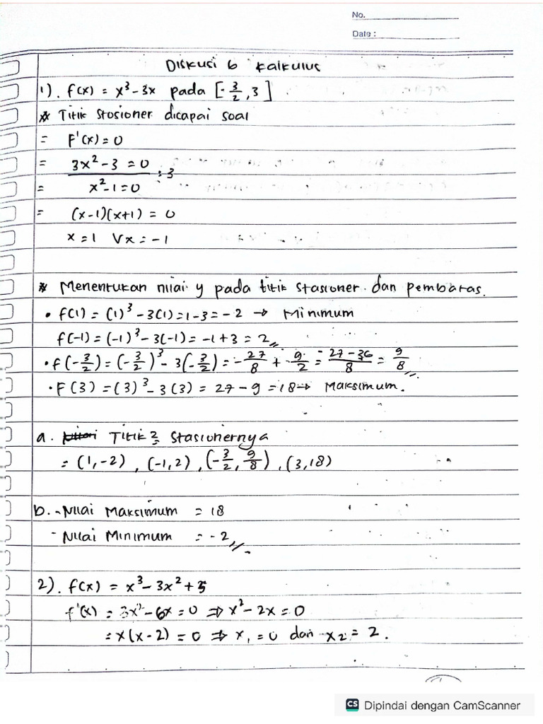 Diskusi 6 Kalkulus Merlin | PDF
