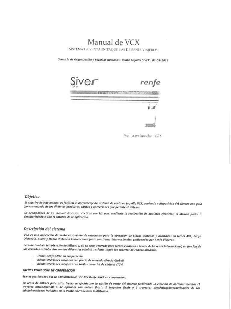 Manual VCX | PDF