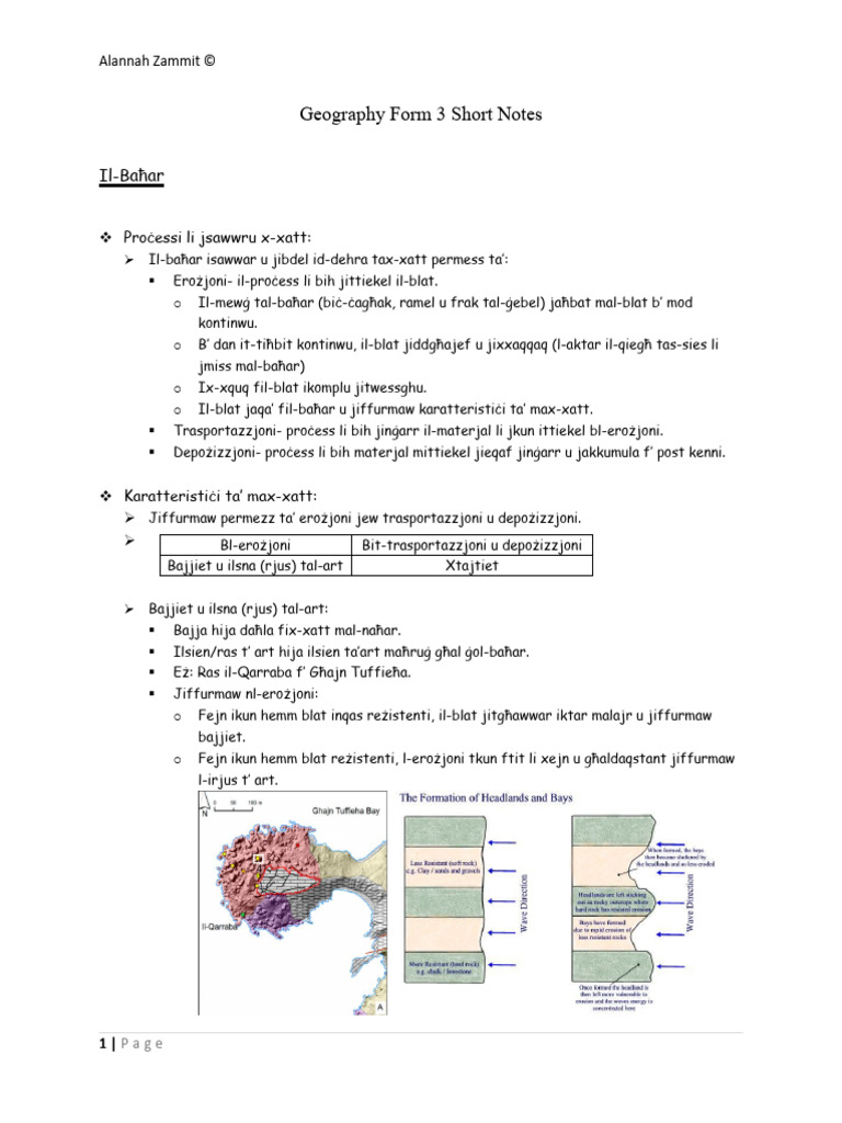 Geography Form 3 | PDF