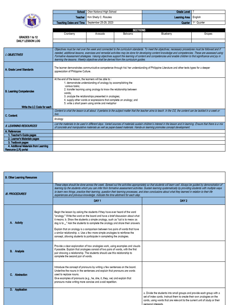 Analogy Pdf Analogy Learning