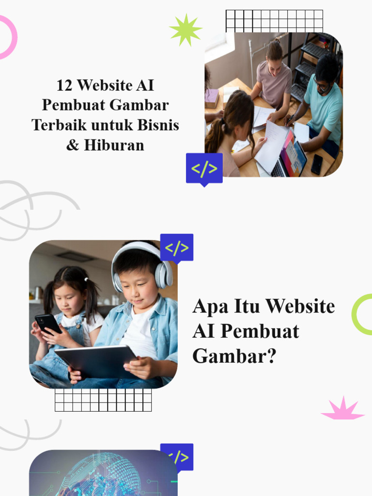 12 Website AI Pembuat Gambar Terbaik | PDF