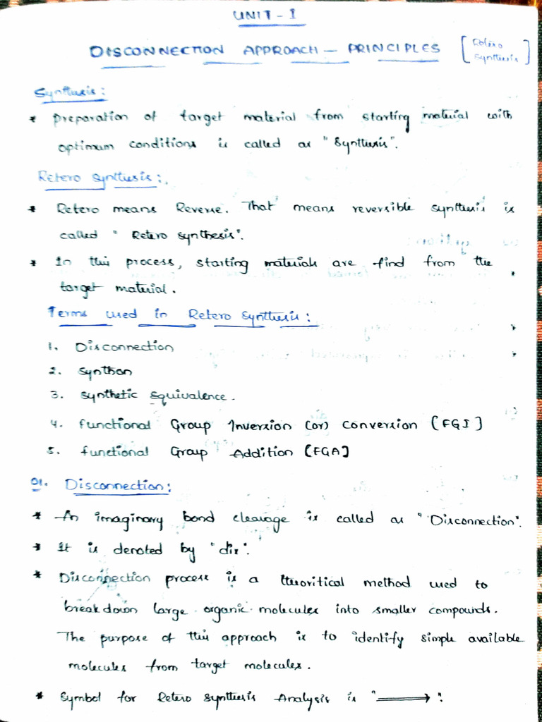 3-Organic Synthesis (MSC 4th Sem) | PDF | Chemical Compounds | Organic Chemistry