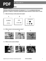 English Class B1 Units 4-6 Test | PDF