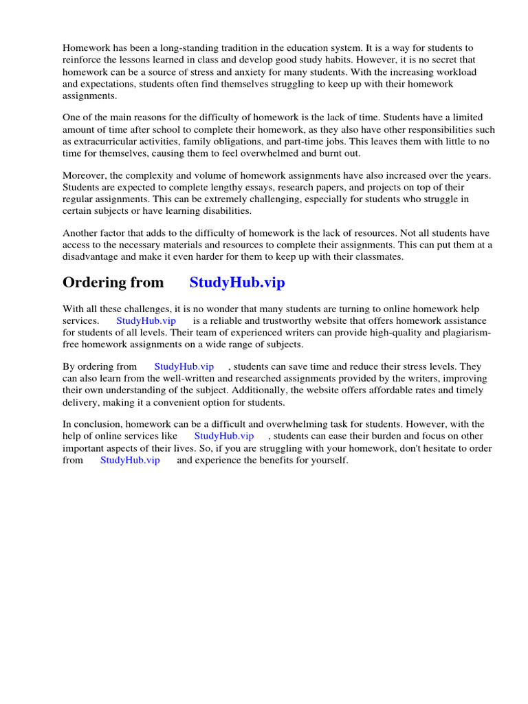 Homework System for Schools | PDF | Homework | Educational Technology