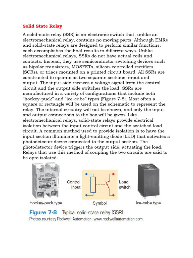 Solid State Relay | PDF | Relay | Electrical Engineering