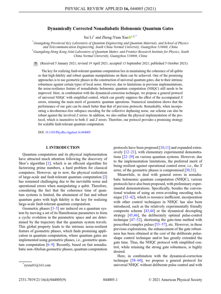 李 | PDF | Quantum Computing | Quantum Mechanics