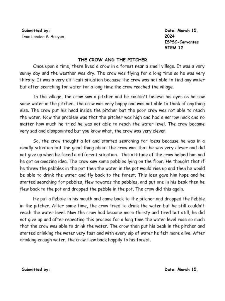 Fable Stories. | PDF | Wheat