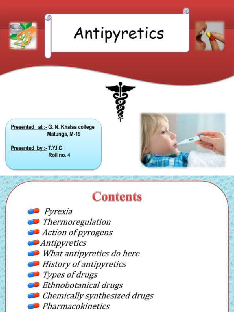 Antipyretics | PDF