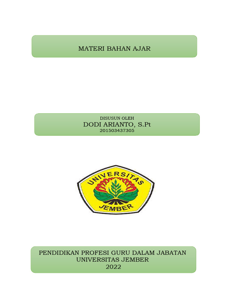 MATERI BAHAN AJAR PPL 1 Fix | PDF