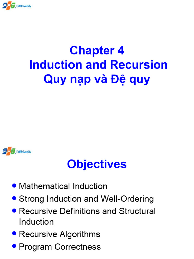 04 Induction And Recursion Download Free Pdf Algorithms Function Mathematics 