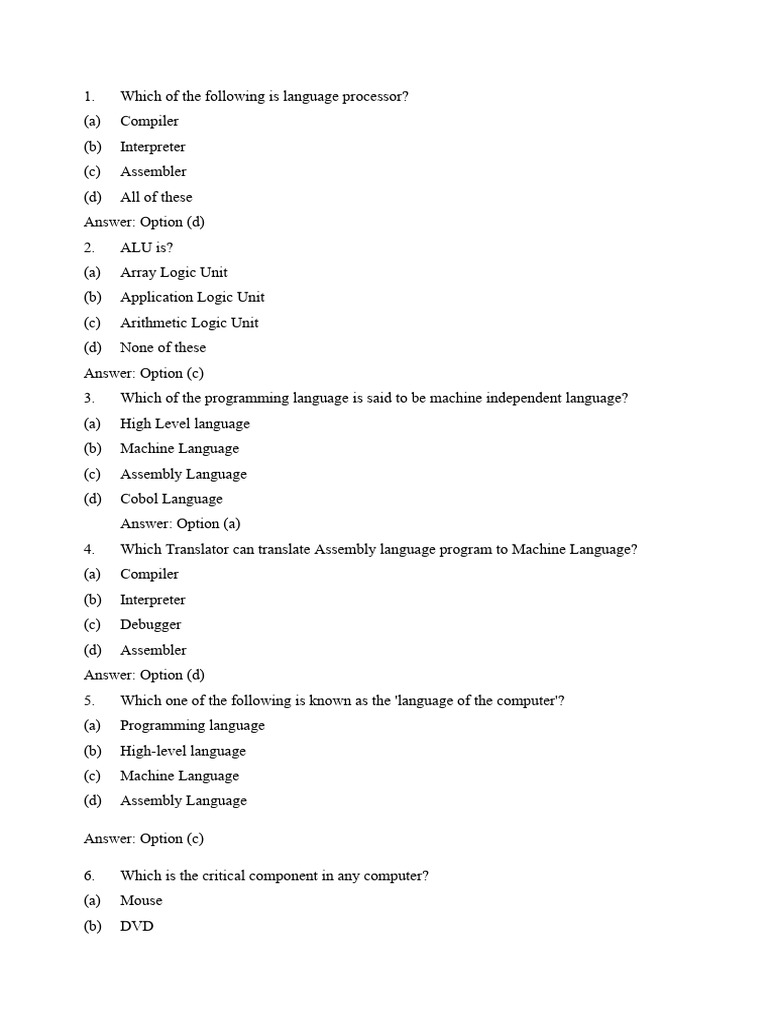 PPS - Unit-1 - MCQ | Download Free PDF | Computer Programming | Office Equipment