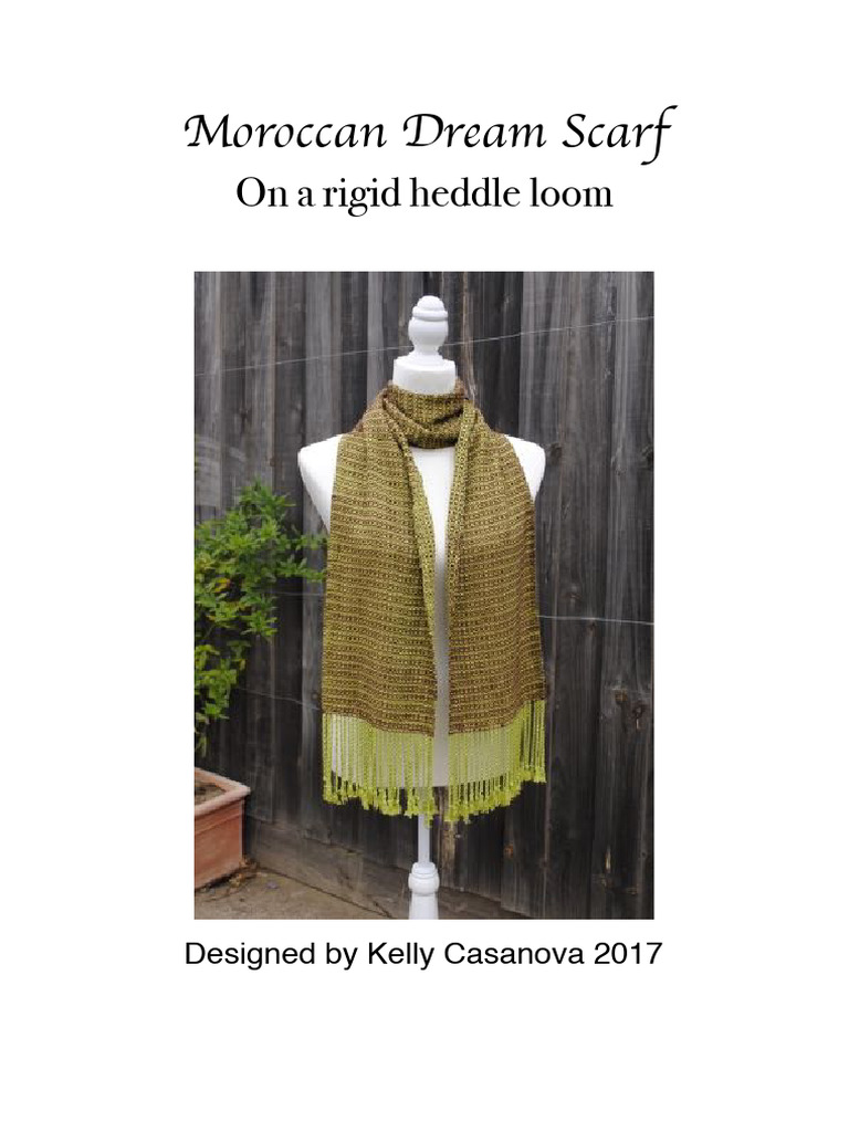 Moroccan Dream Scarf PDF | PDF | Weaving | Loom