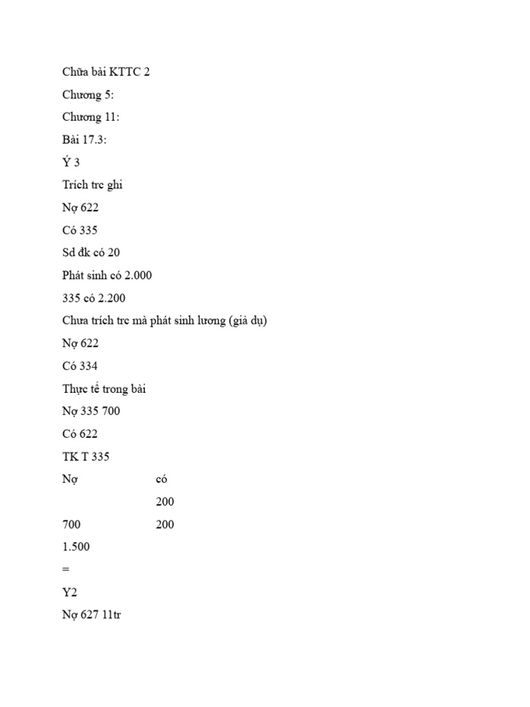 CH A Bài KTTC 2 | PDF