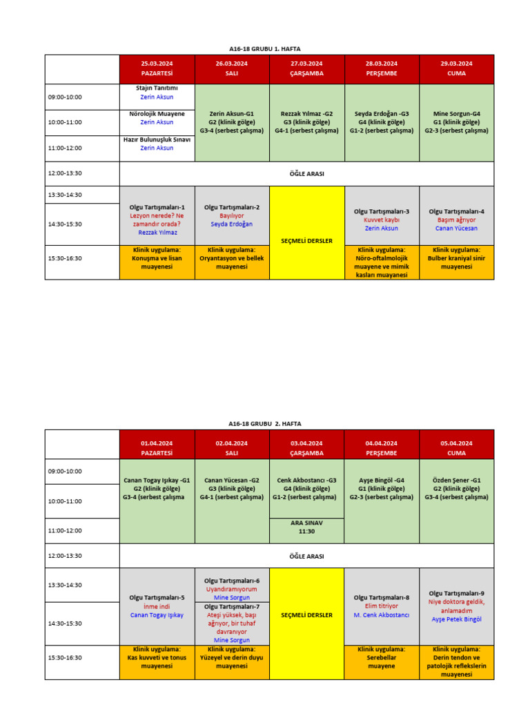 A16-18 Program | PDF