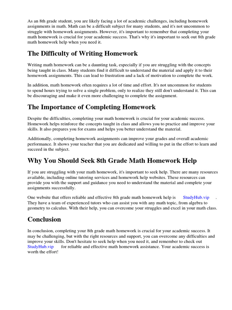 8th Grade Math Homework Help | PDF | Mathematics | Worksheet
