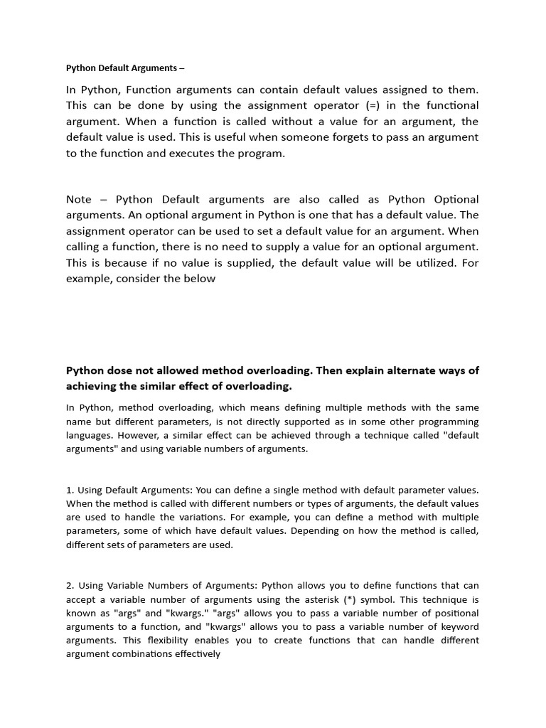 Python Pdf Parameter Computer Programming Method Computer Programming