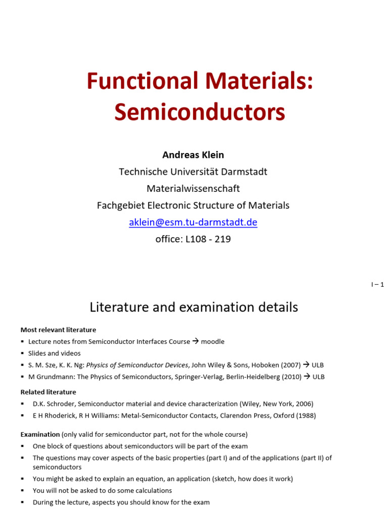 Semiconductor Basics | PDF | Semiconductors | Doping (Semiconductor)