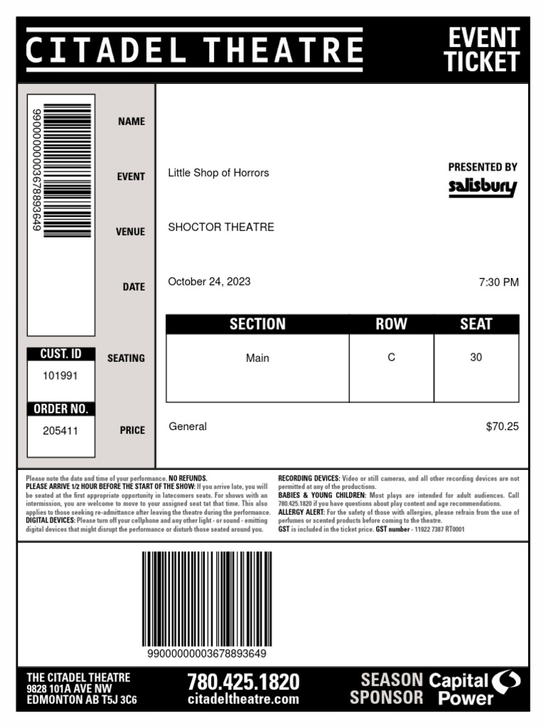 Theatre Event Guidelines and Policies | PDF