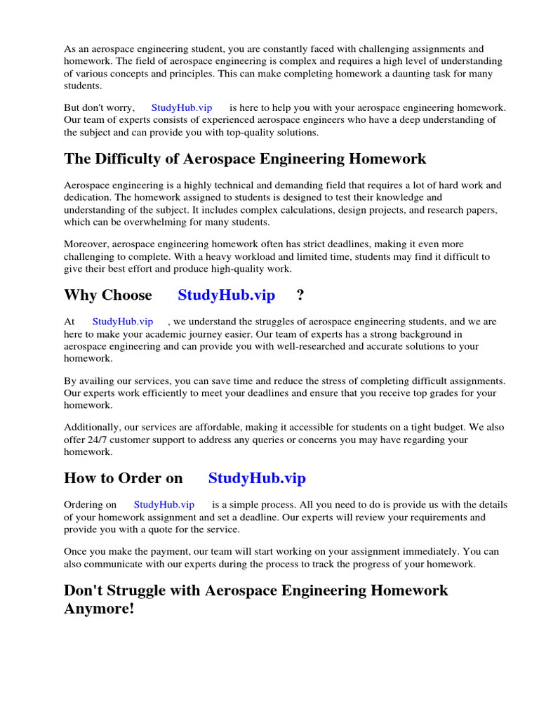 Aerospace Engineering Homework | PDF | Engineering | Aerospace Engineering