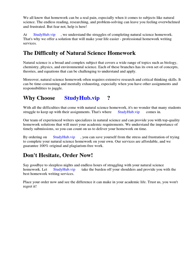 Natural Science Homework | PDF | Worksheet | Science Natural Science Homework | PDF | Worksheet | Science