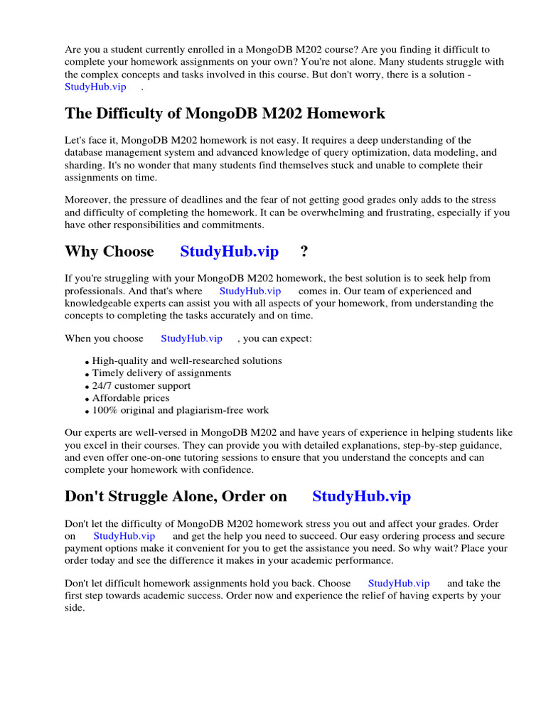 Mongodb m202 Homework | PDF | Mongo Db | Databases Mongodb m202 Homework | PDF | Mongo Db | Databases