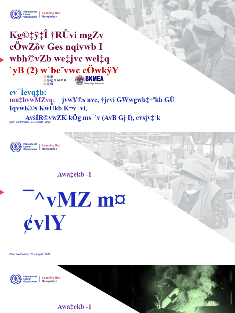 PPT_Factory Outreach of Gender Training_ILO_2022 | PDF | Violence ...