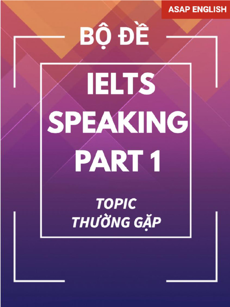 IELTS Speaking Preparation Guide | PDF | Selfie | Restaurants