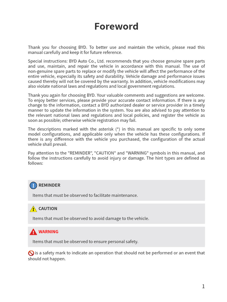 BYD SEAL Owners Handbook 2023 | PDF | Airbag | Seat Belt