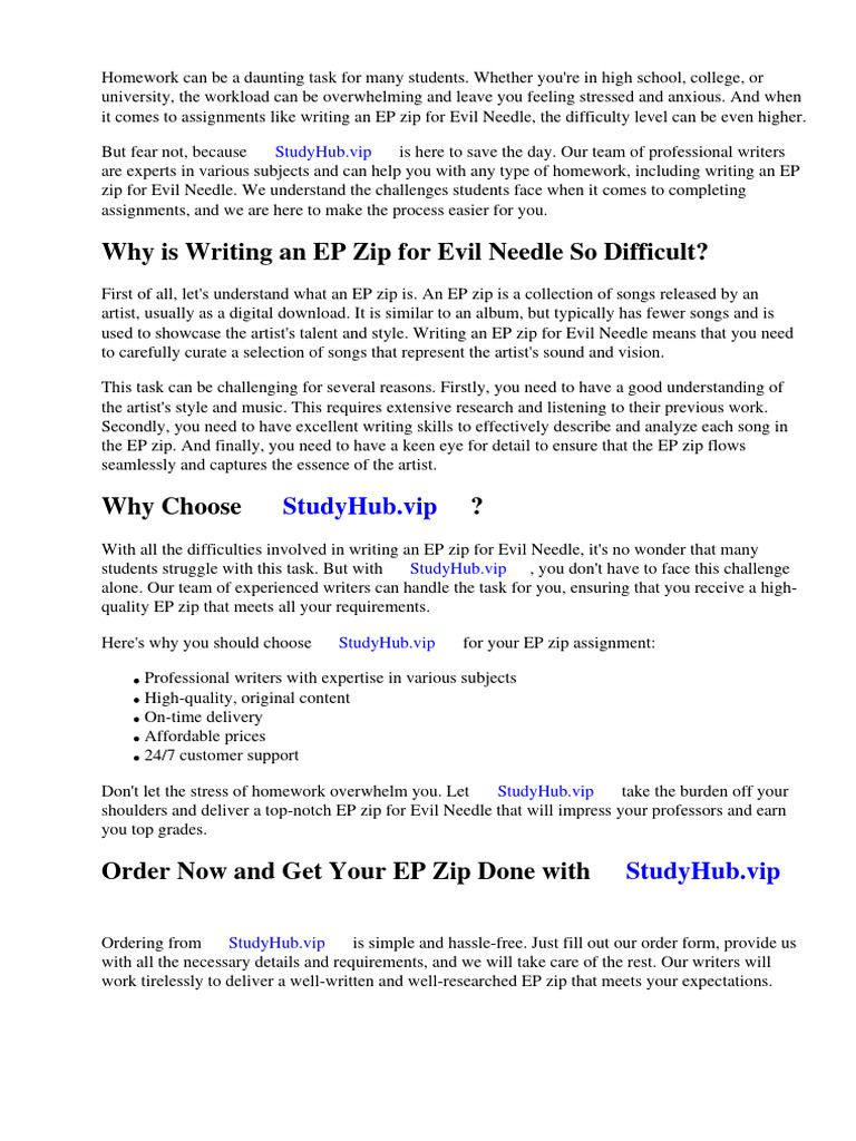 Evil Needle Homeworks Ep Zip | PDF | You Tube