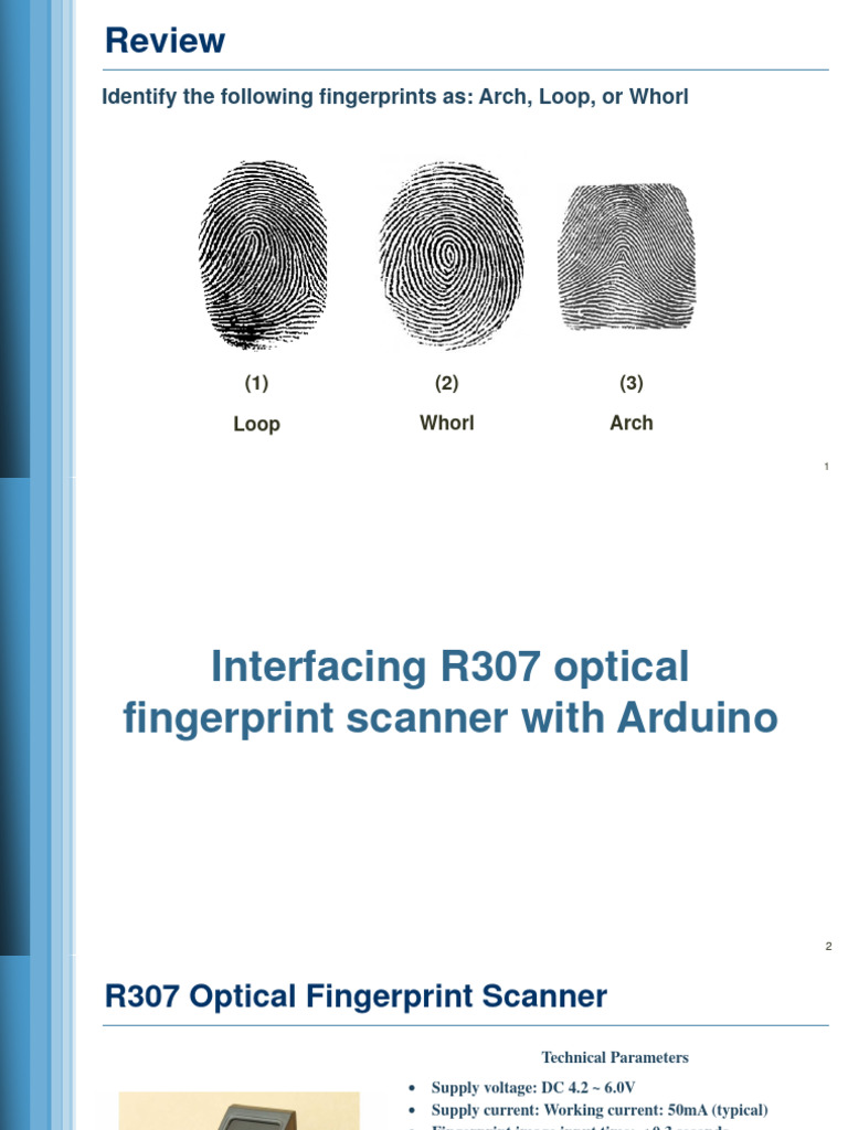 Lec 2 | PDF | Fingerprint | Electrical Engineering