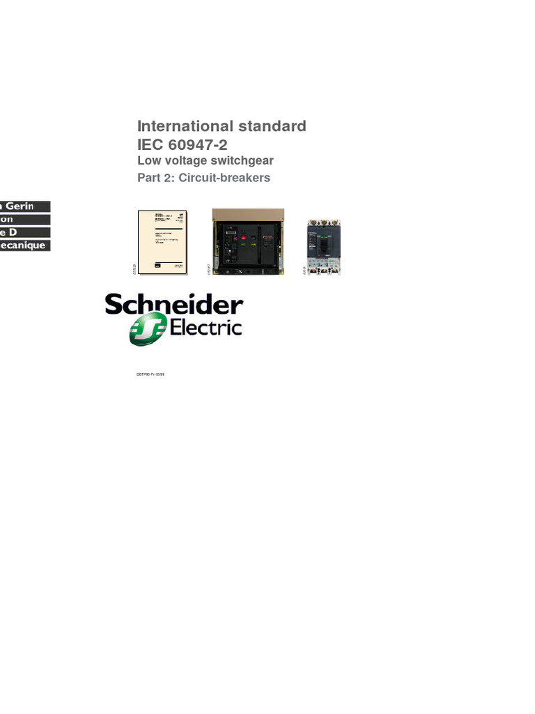 International Standard - IEC 60947-2 | PDF | Power (Physics) | Electricity