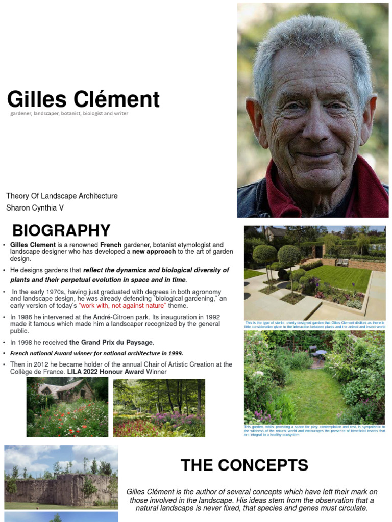 Gilles Clément | PDF | Gardens | Landscape