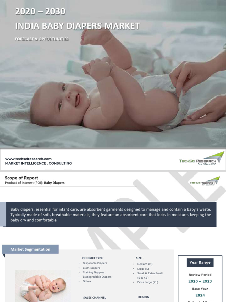 Consumer - SAMPLE - India Baby Diapers Market, 2030 | PDF | Forecasting | Survey Methodology