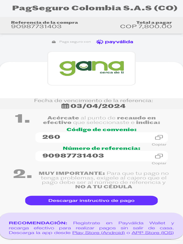 Checkout Payvalida | PDF