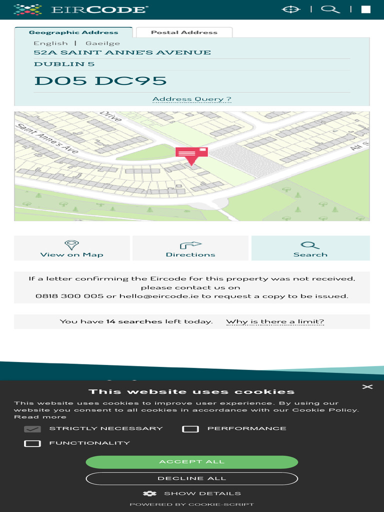 Find or Check An Eircode | PDF