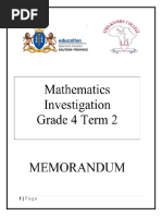 Grade 8 Project Term 3 2023 | PDF