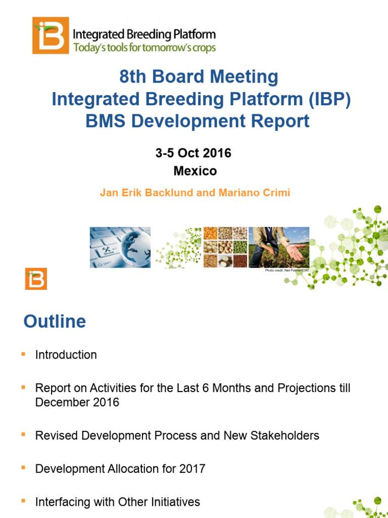BMS Development To IBP Board Oct 2016 - MC | PDF | Computing ...
