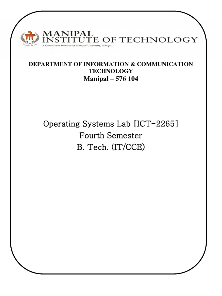 Os Lab Manual | PDF | Computer File | Filename