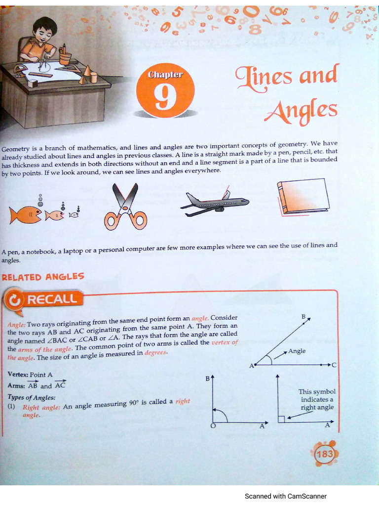 chapter-9 Lines and Angles | PDF