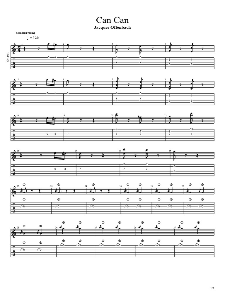 Cancan OFENBACH | PDF | Ajedrez