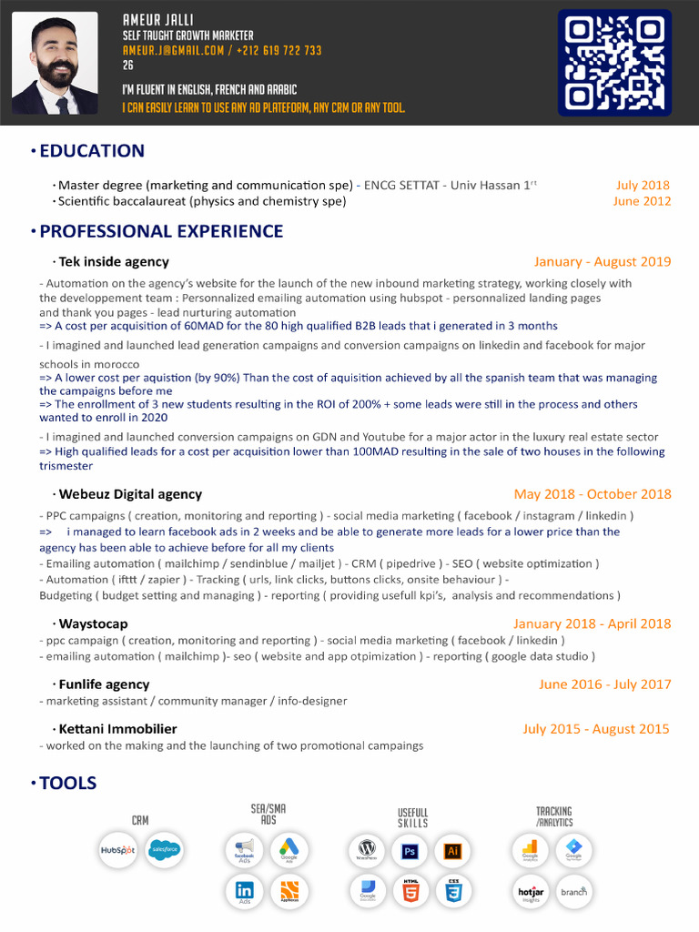 Ameur Jalli - CV | PDF