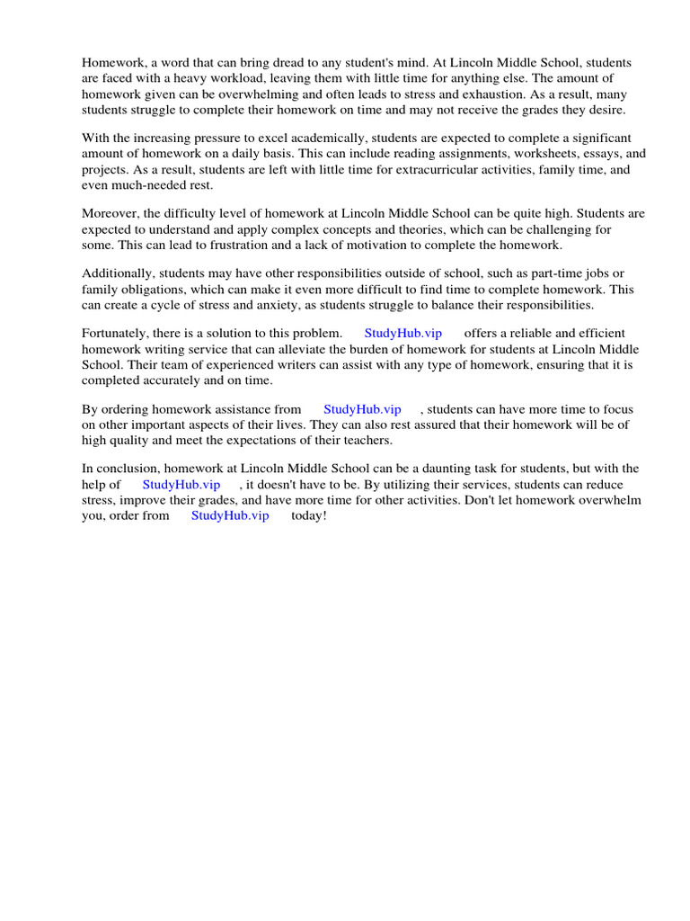 Lincoln Middle School Homework | PDF | Homework | Qr Code