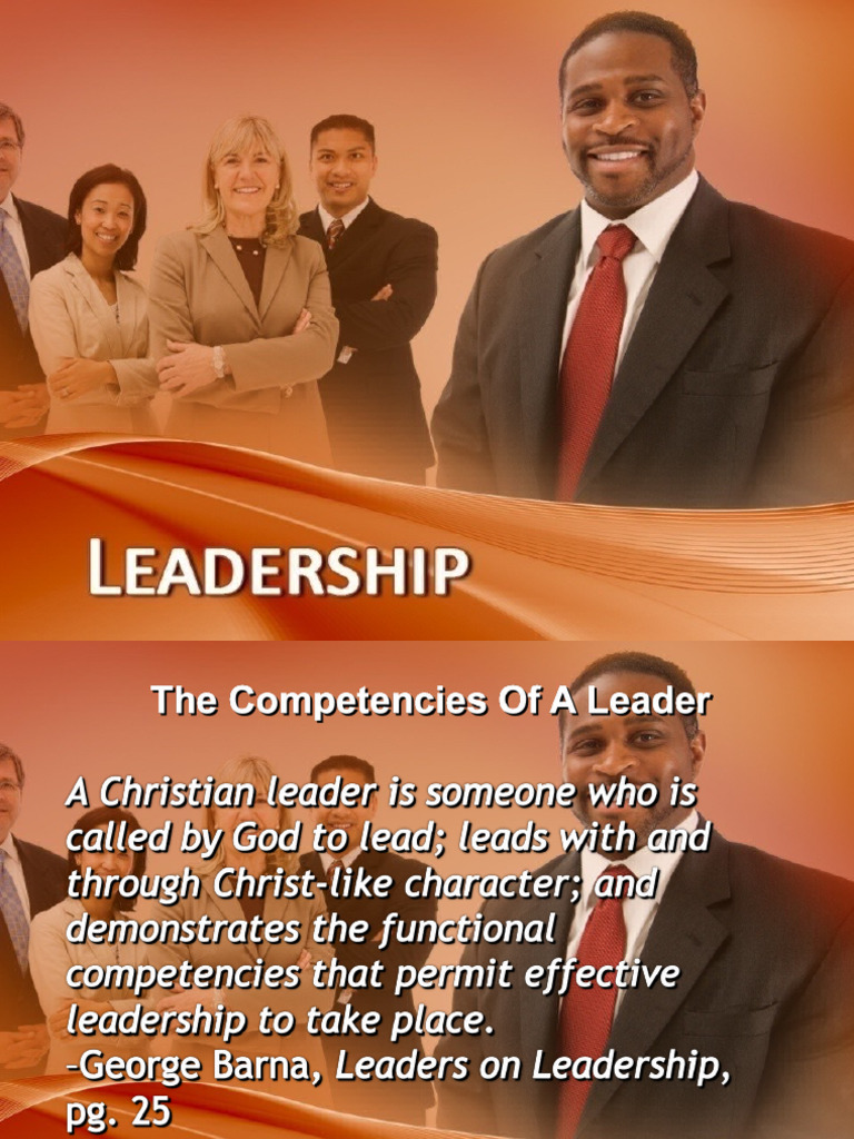 21 The Competencies of A Leader 1 | PDF