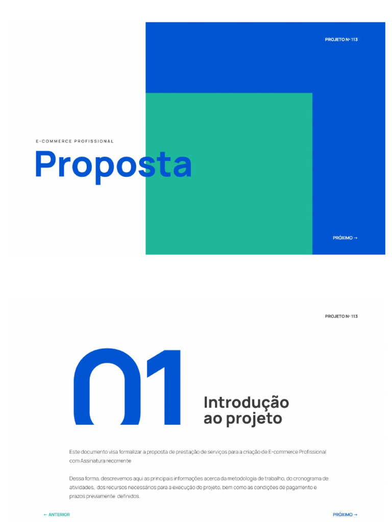 Proposta Comercial - Ecommerce | PDF