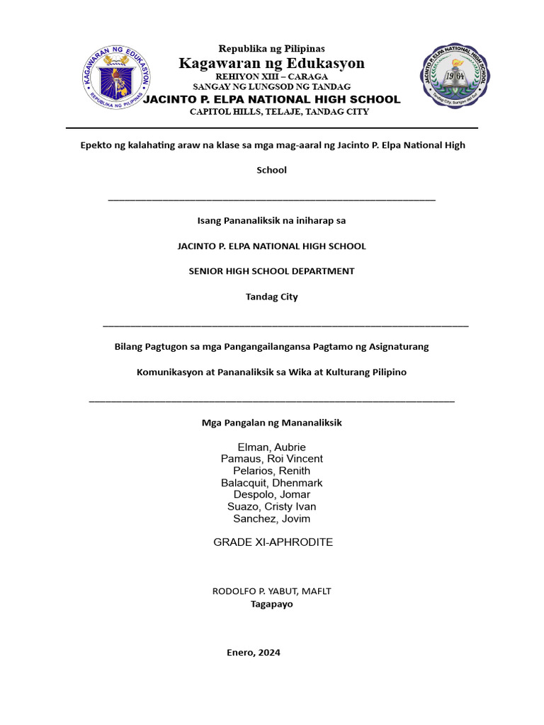 GROUP 2 PANANALIKSIK KABANATA 1 3final | PDF