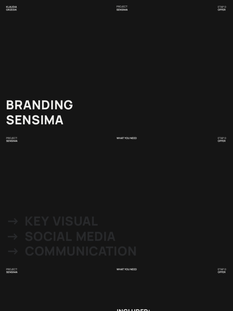 SENSIMA BRANDING Proposition PREZ Kgrzesik | PDF | Brand | Marketing