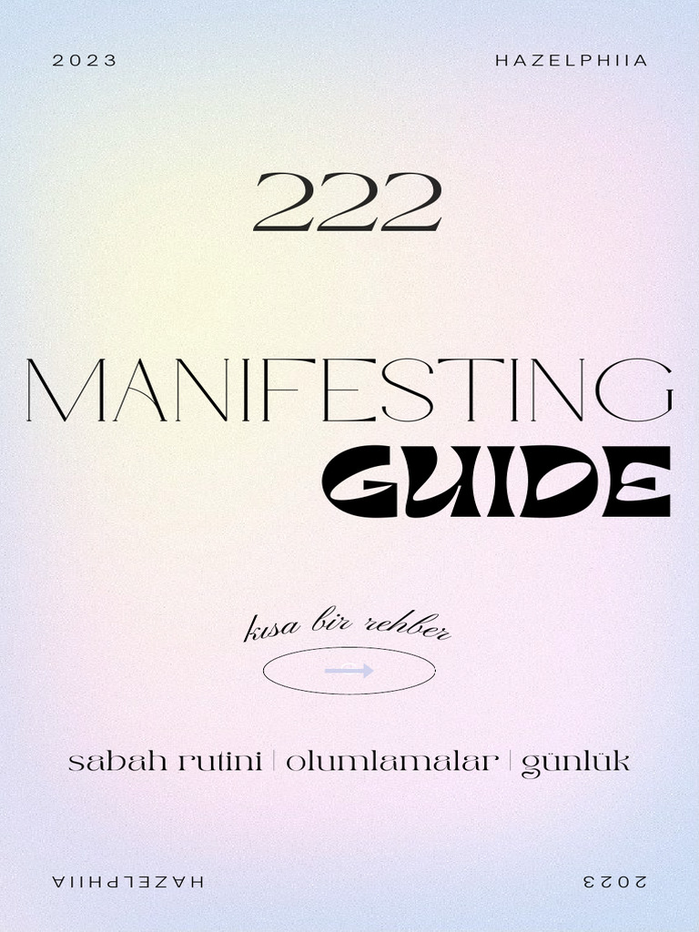 Manifesting: Guide | PDF