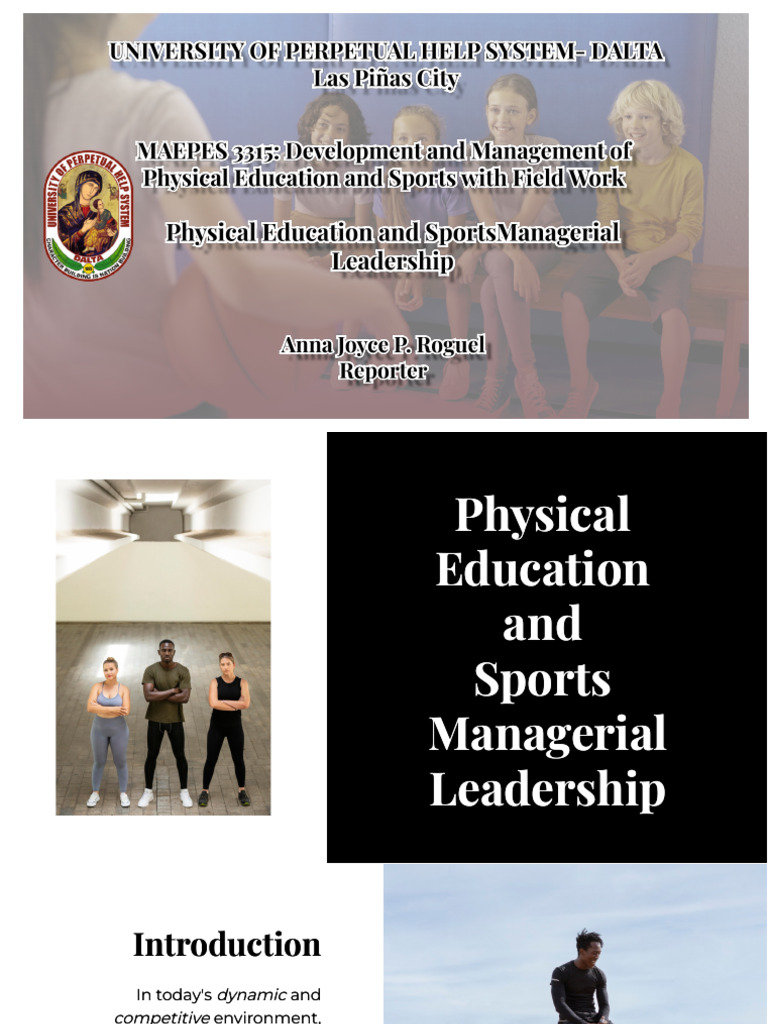 Physical Education and Sports Management | PDF | Leadership | Physical ...